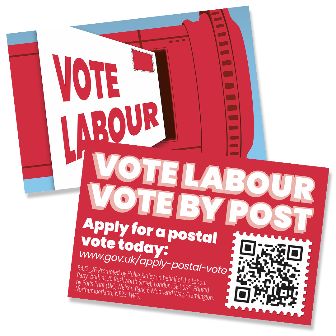 Apply for a Postal Vote Cards | Labour Shop