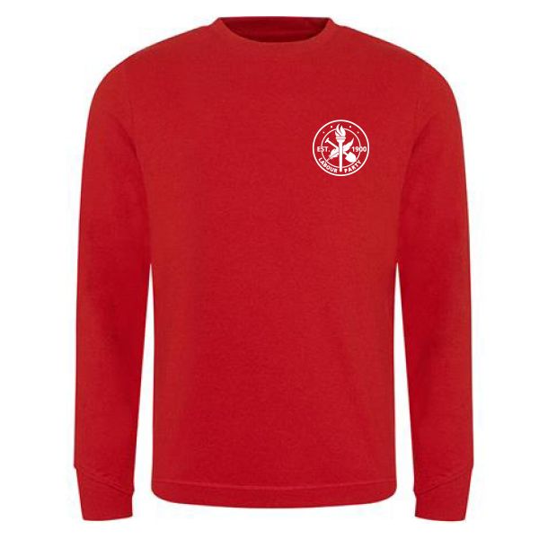 Labour Flag Large Logo Red Sweatshirt | Labour Shop
